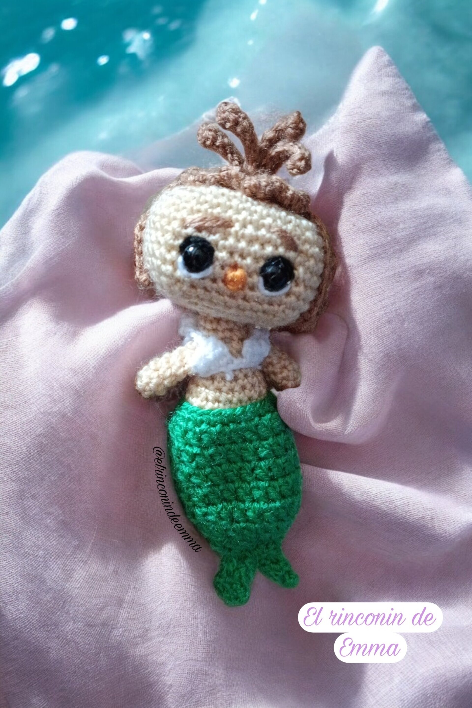 Patrón Amigurumi Sirenita - Amigurumi Little Mermaid Pattern | El ...